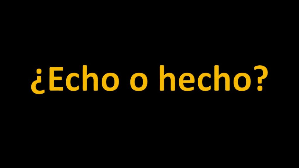 Cuándo se usa hechar y echar - Educar Doncomos.com