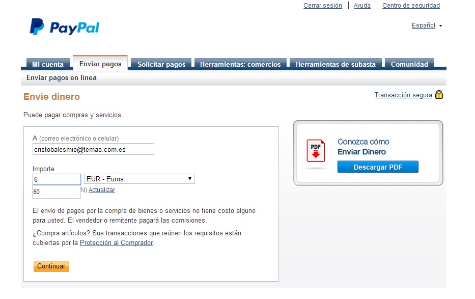 Cómo pagar con PayPal - 9 pasos - Tecnología Doncomos.com