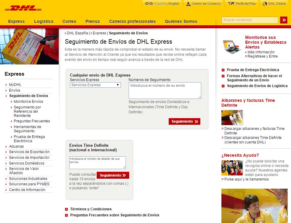 Cómo hacer seguimiento de DHL - 9 pasos - Tecnología Doncomos.com