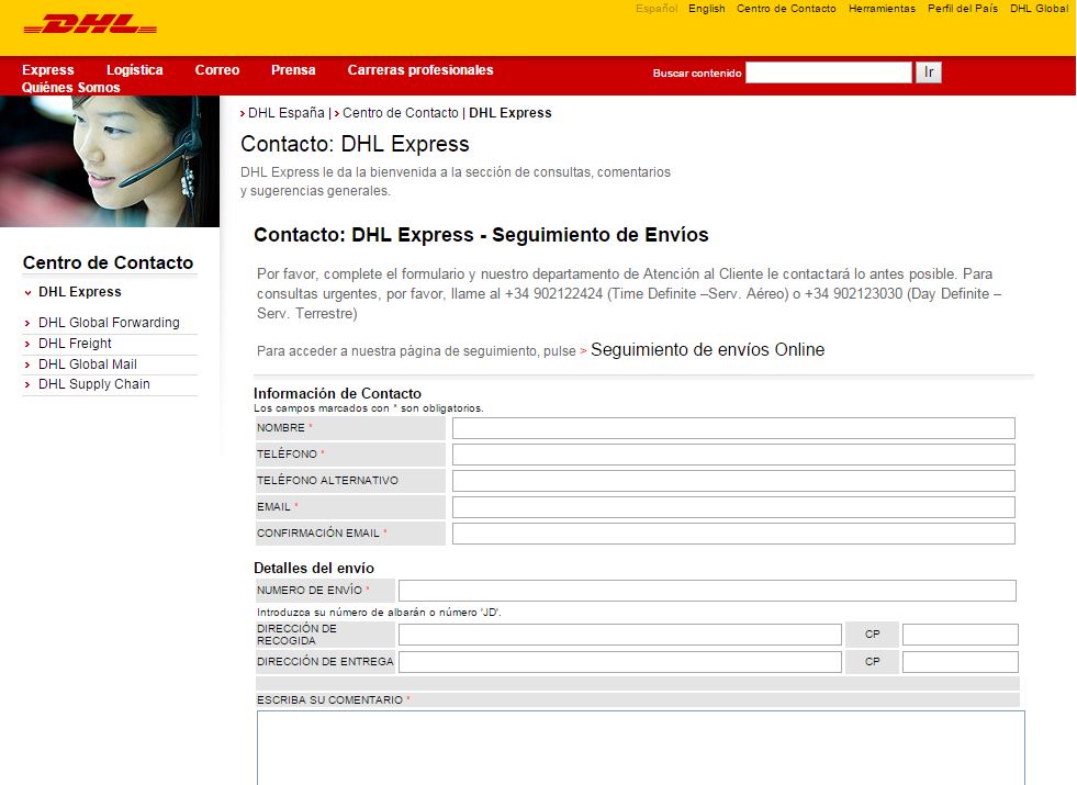 Cómo hacer seguimiento de DHL - 9 pasos - Tecnología Doncomos.com