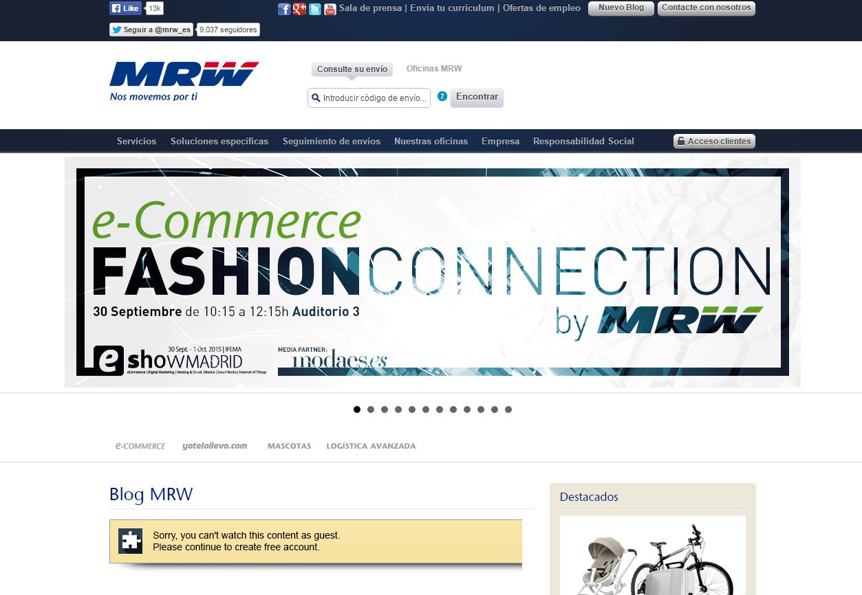 Cómo hacer seguimiento de MRW - 8 pasos - Tecnología Doncomos.com